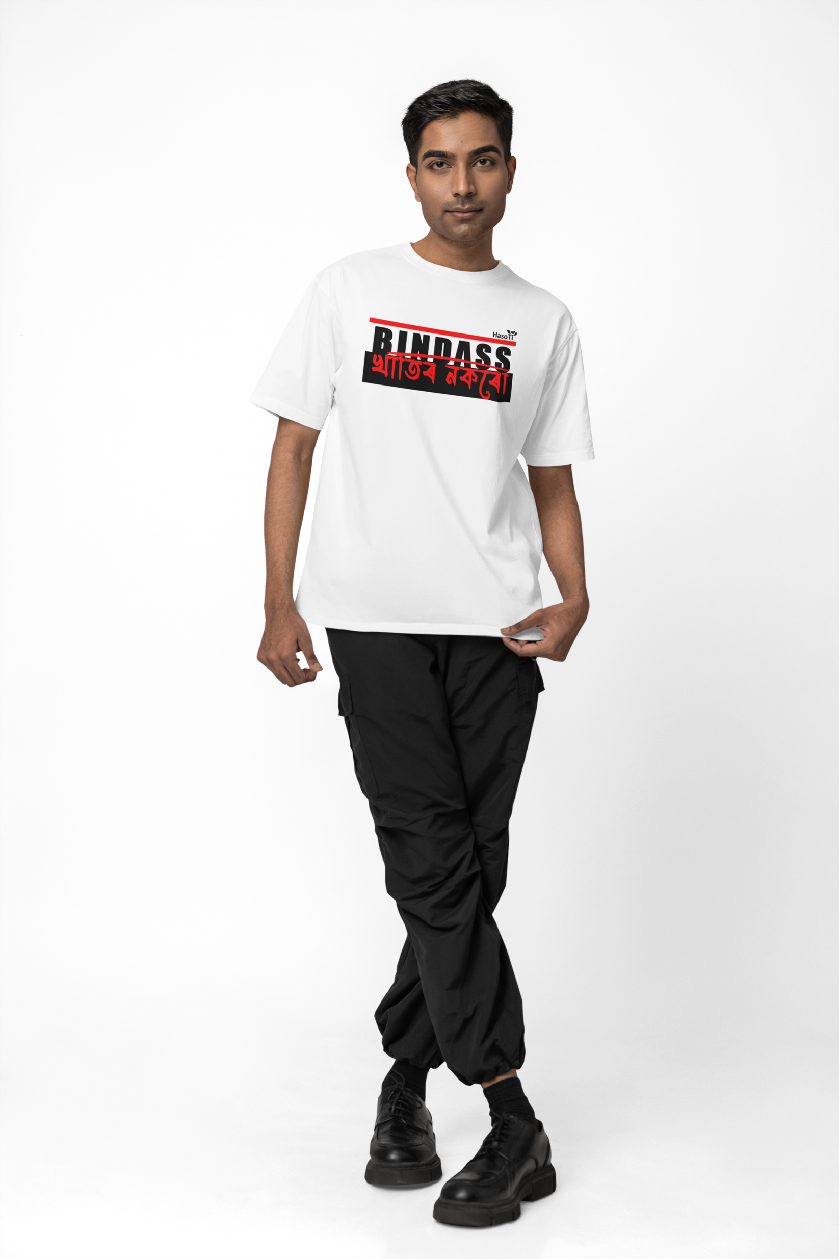BINDASS Khatir Nokoru | Assamese graphic printed t shirt | Regular | W ...